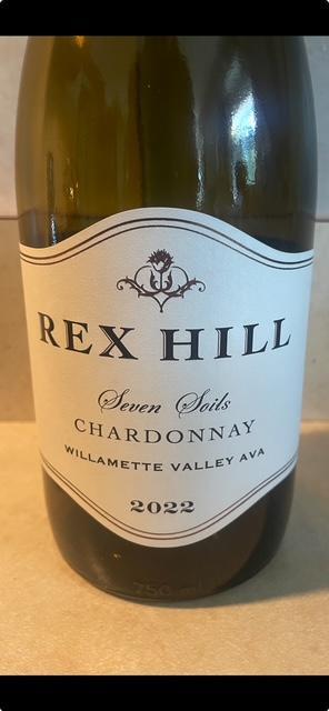 2022 Rex Hill Chardonnay Seven Soils, USA, Oregon, Willamette Valley ...